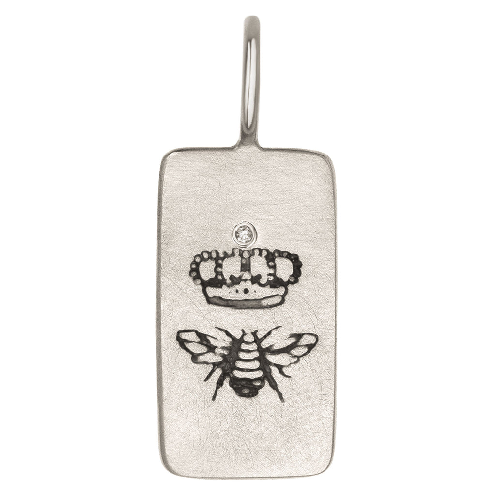 Silver Queen Bee ID Tag – Heather B. Moore