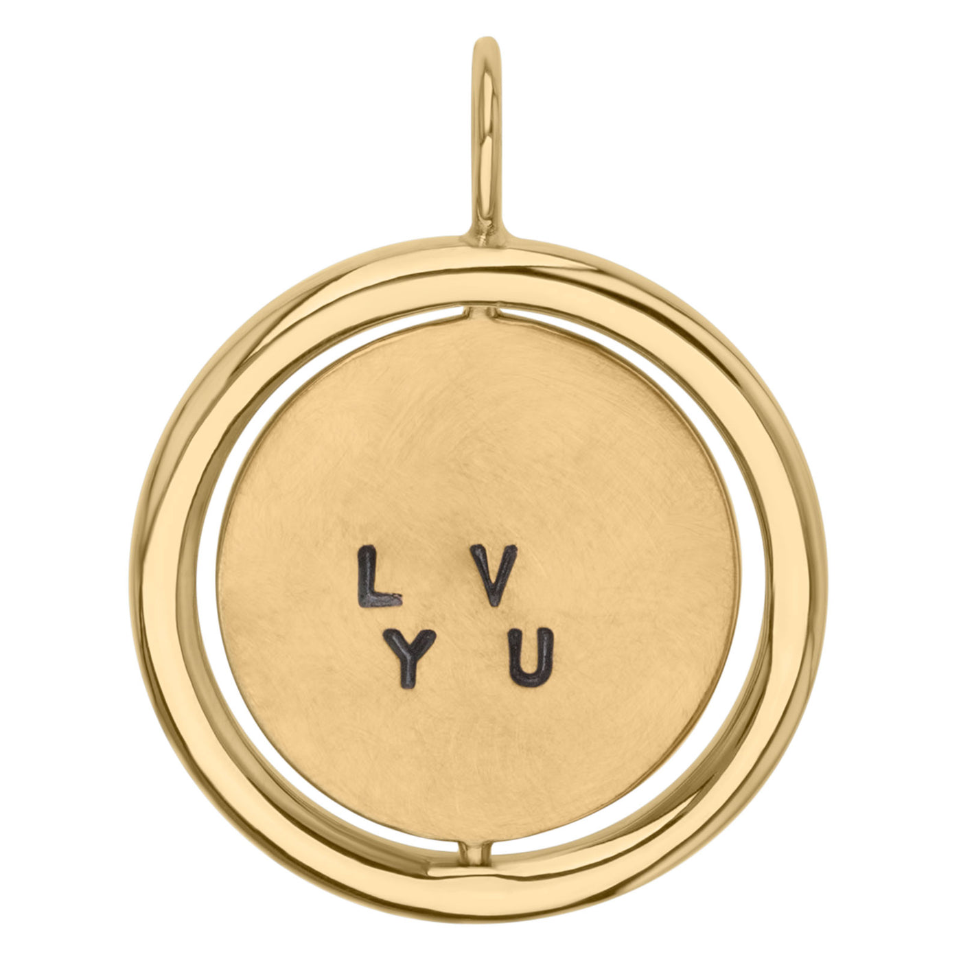 I Love You Spinner Round Charm – Heather B. Moore
