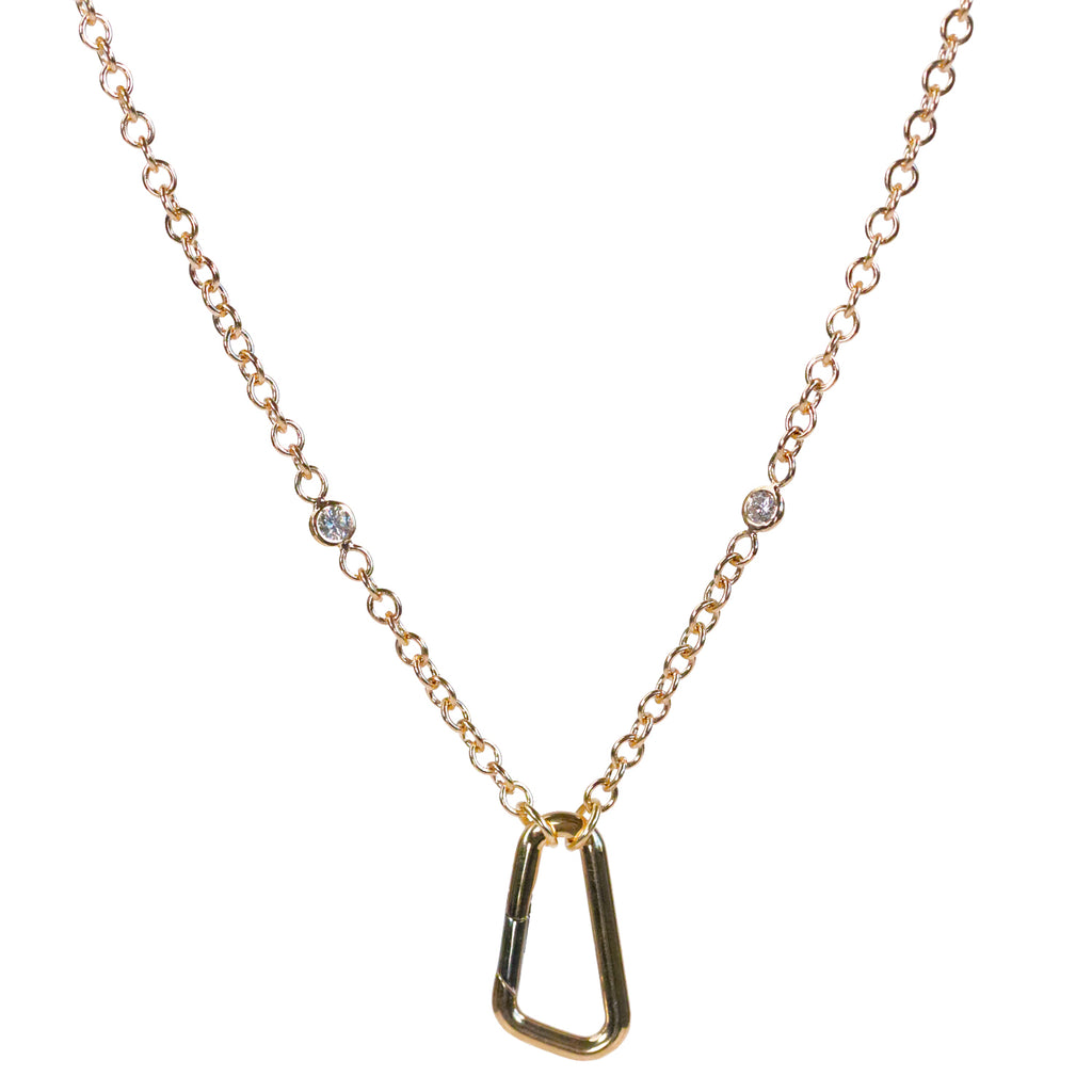 20" 3mm Hinge Chain with 3mm Diamond Bezels – Heather B. Moore