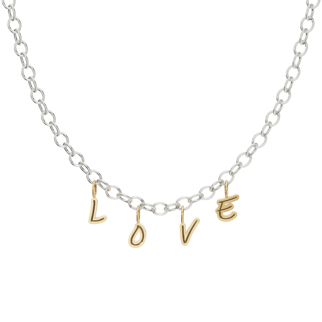 4.8mm Silver and Gold Love Chain – Heather B. Moore