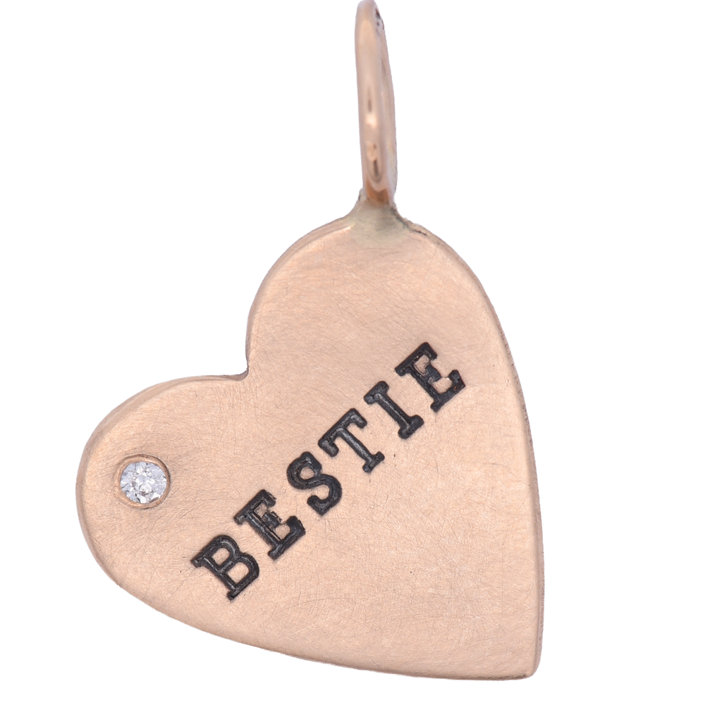 Bestie Heart Charm – Heather B. Moore