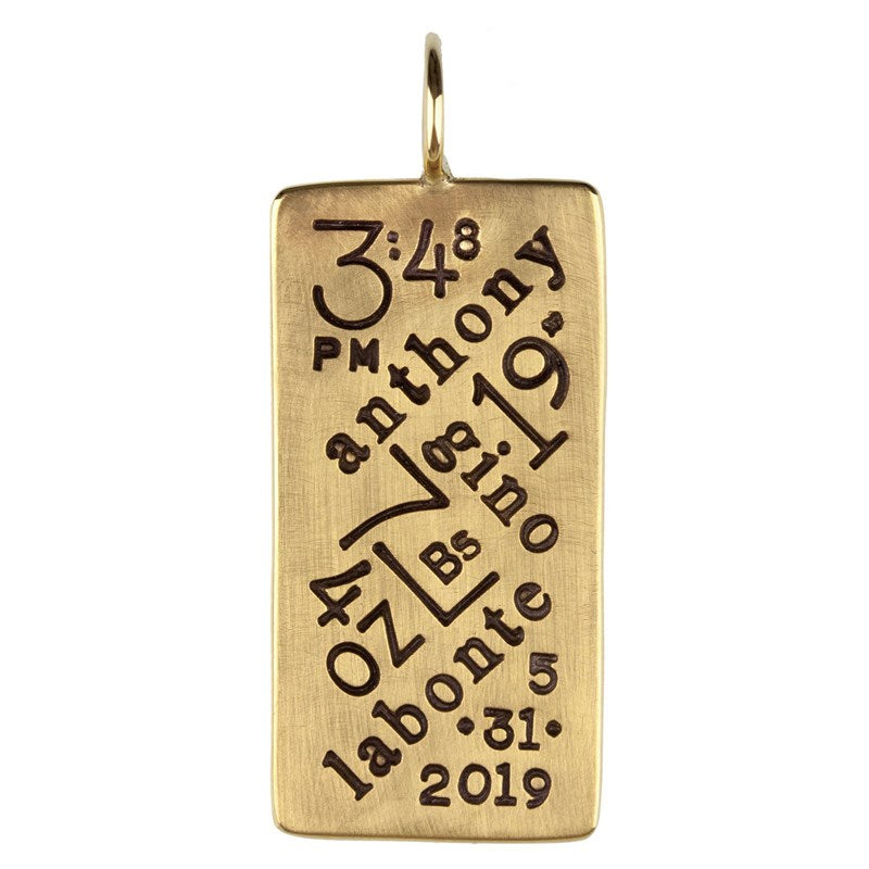 Baby Stats ID Tag – Heather B. Moore