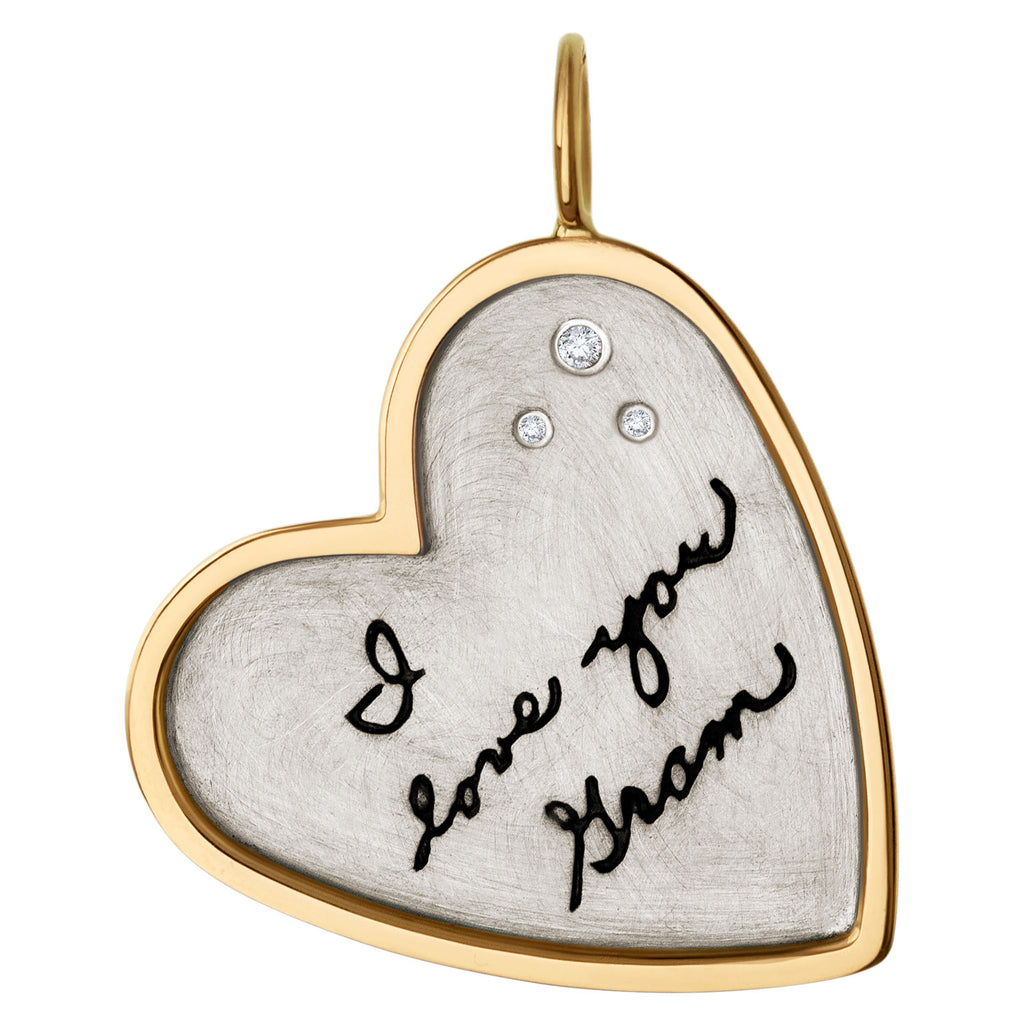 Handwritten Message Heart Charm – Heather B. Moore