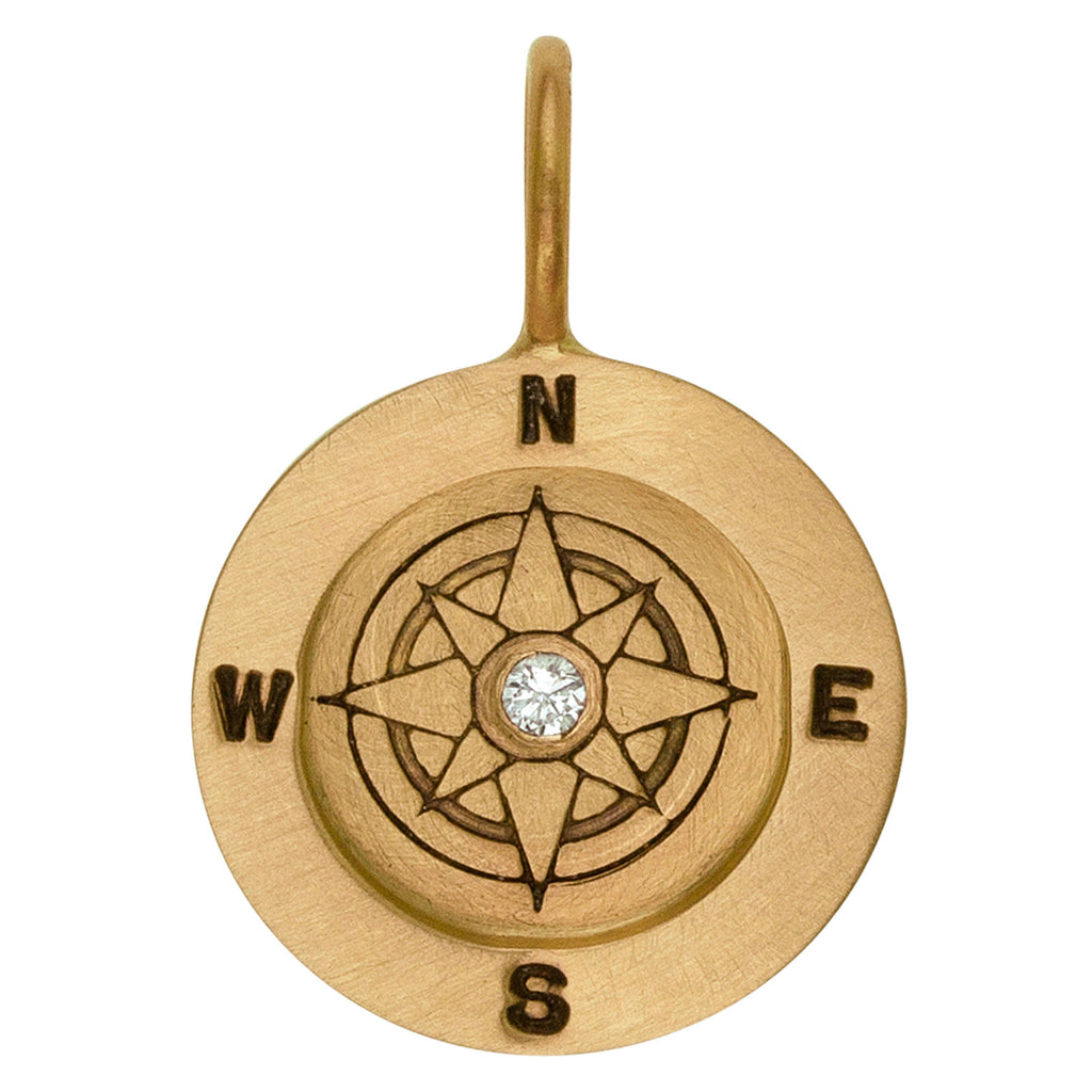 Compass Framed Round Charm – Heather B. Moore