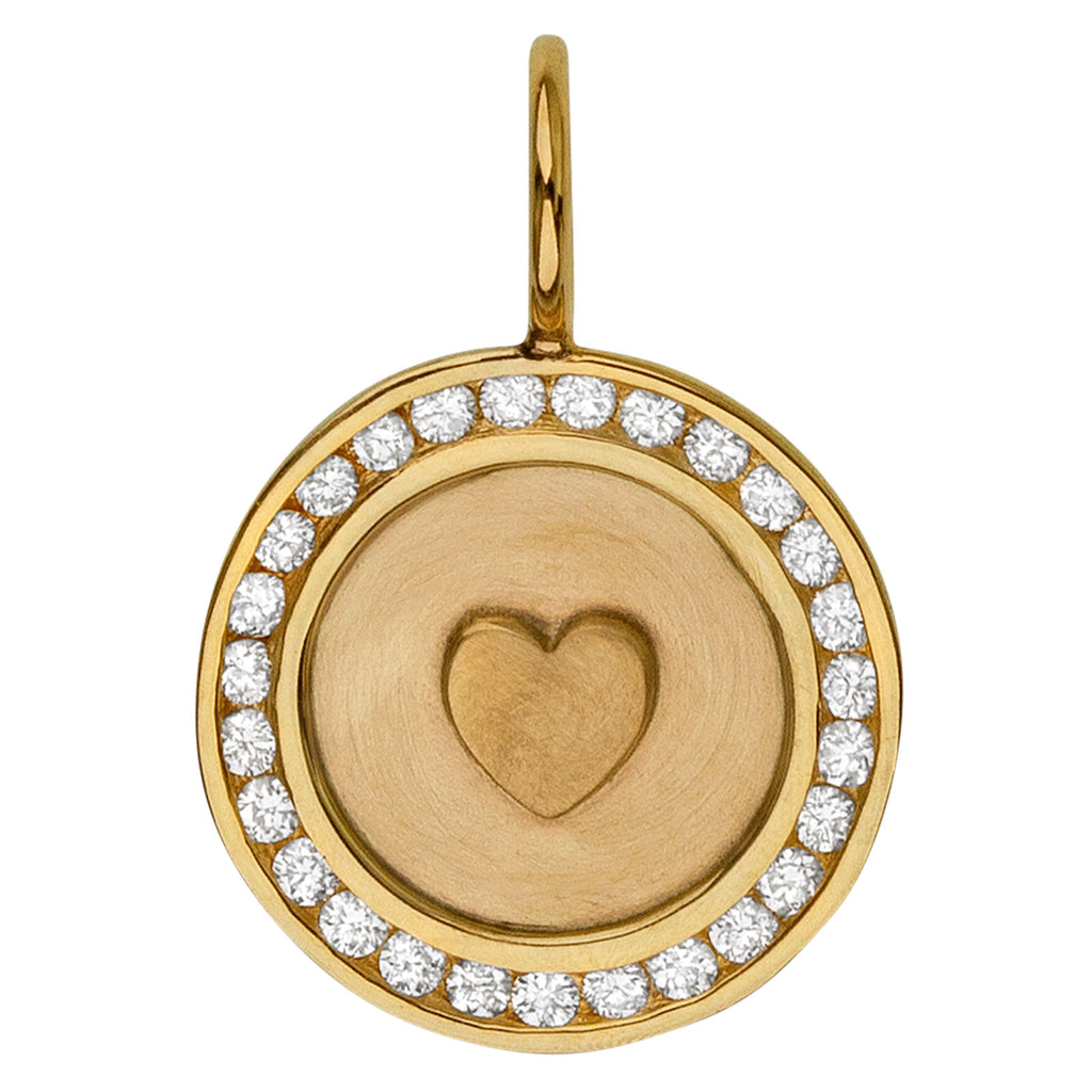 Heart Channel Set Round Charm – Heather B. Moore