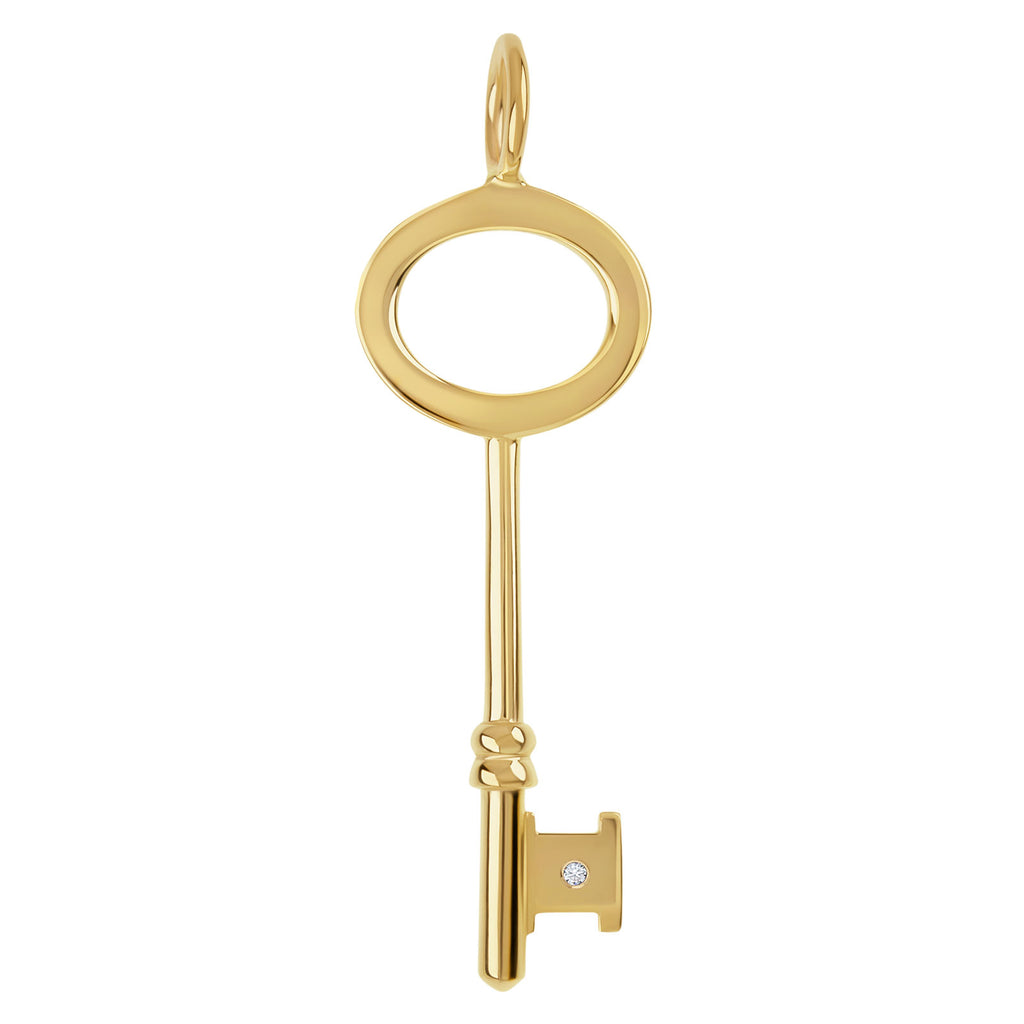 Large Gold Diamond Tiny Key – Heather B. Moore